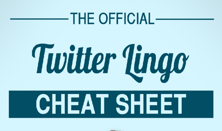 The Official Twitter Lingo Cheat Sheet - InPeaks