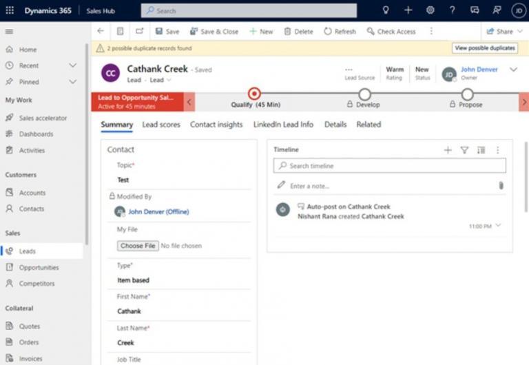 Manage Duplicate Leads – Dynamics 365 for Sales Manage Duplicate Leads – Dynamics 365 for Sales